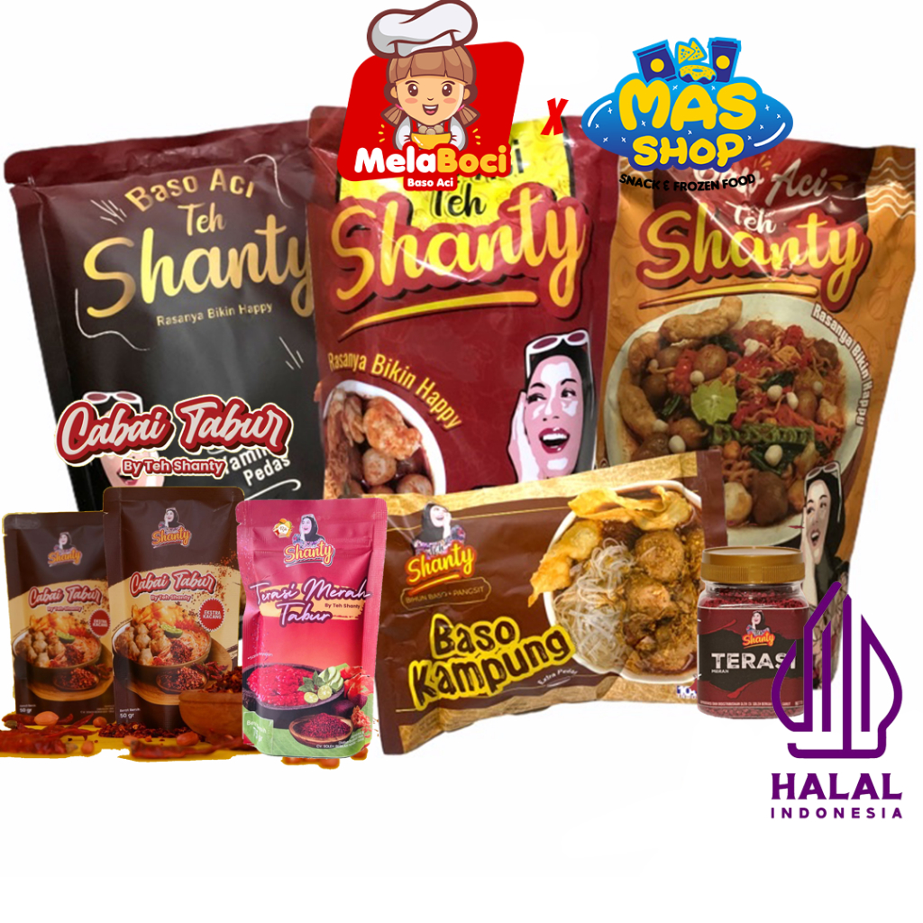 Jual Teh Shanty Baso Aci original boci yamin teh shanty Khas Garut ...