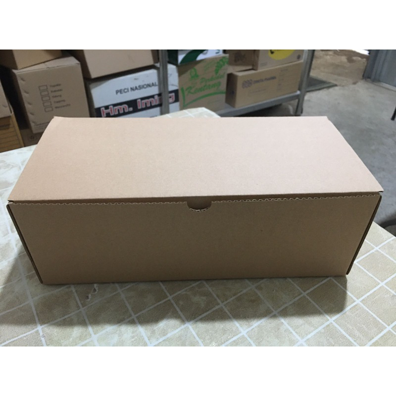Jual 38x18x13 cm dus arsip pendek box sepatu kemasan packaging karton ...