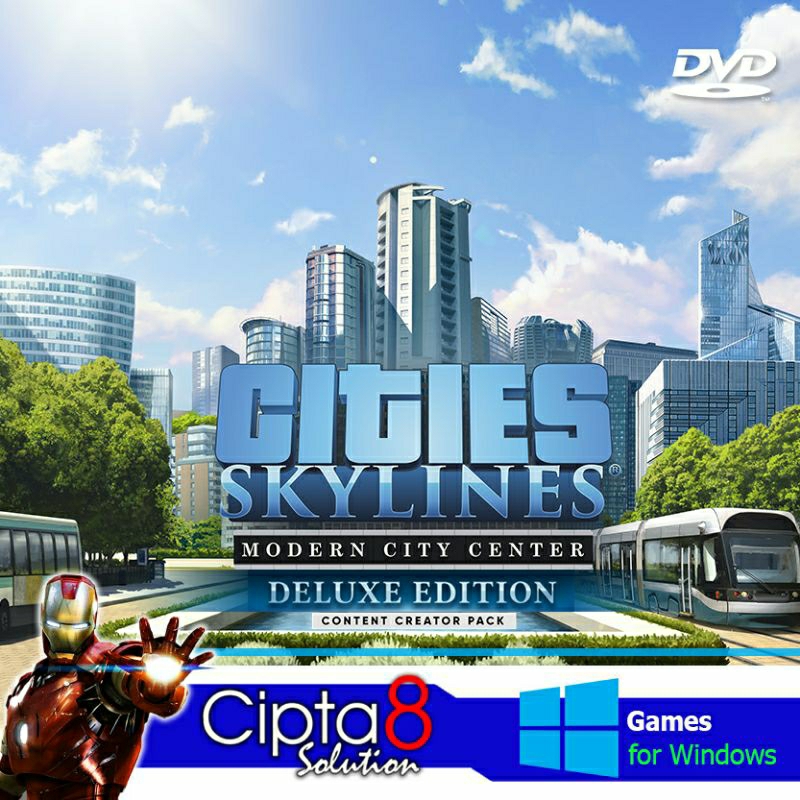 Jual CITIES SKYLINES DELUXE EDITION ALL DLC - GAME PC | Shopee Indonesia