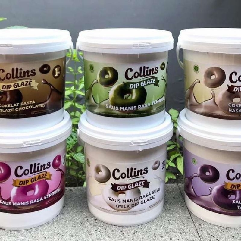 Jual Selai Donat / Collins Dip Glaze / Selai pisang crispy | Shopee ...