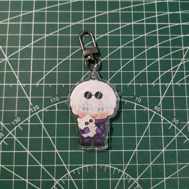 Jual [Booked @DamiJinIRL] Preloved Keychain JJK Satoru Gojo by ...