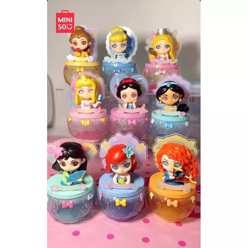 Jual MINISO Blind Box Disney princess Series Dream and Flower theme jawelry box | Shopee Indonesia