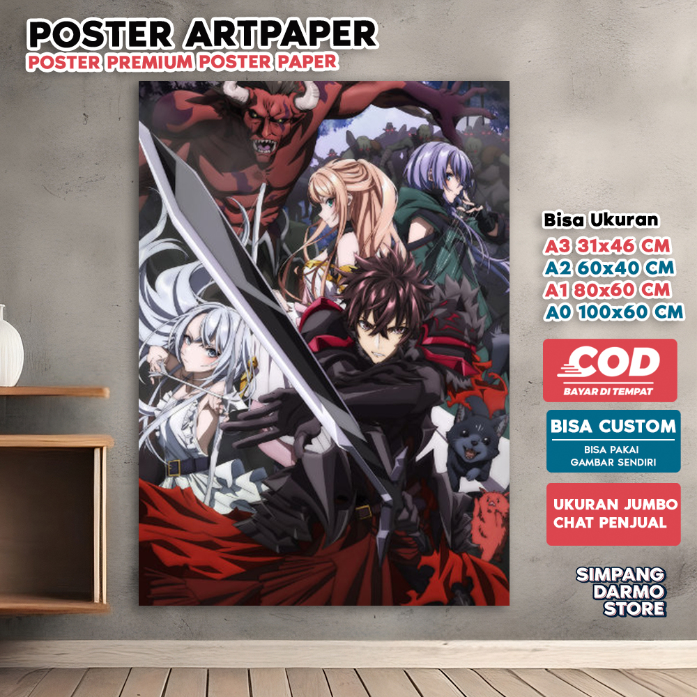 Jual Poster Anime Isekai de Cheat Skill wo Te ni Shita Ore wa Kualitas ...