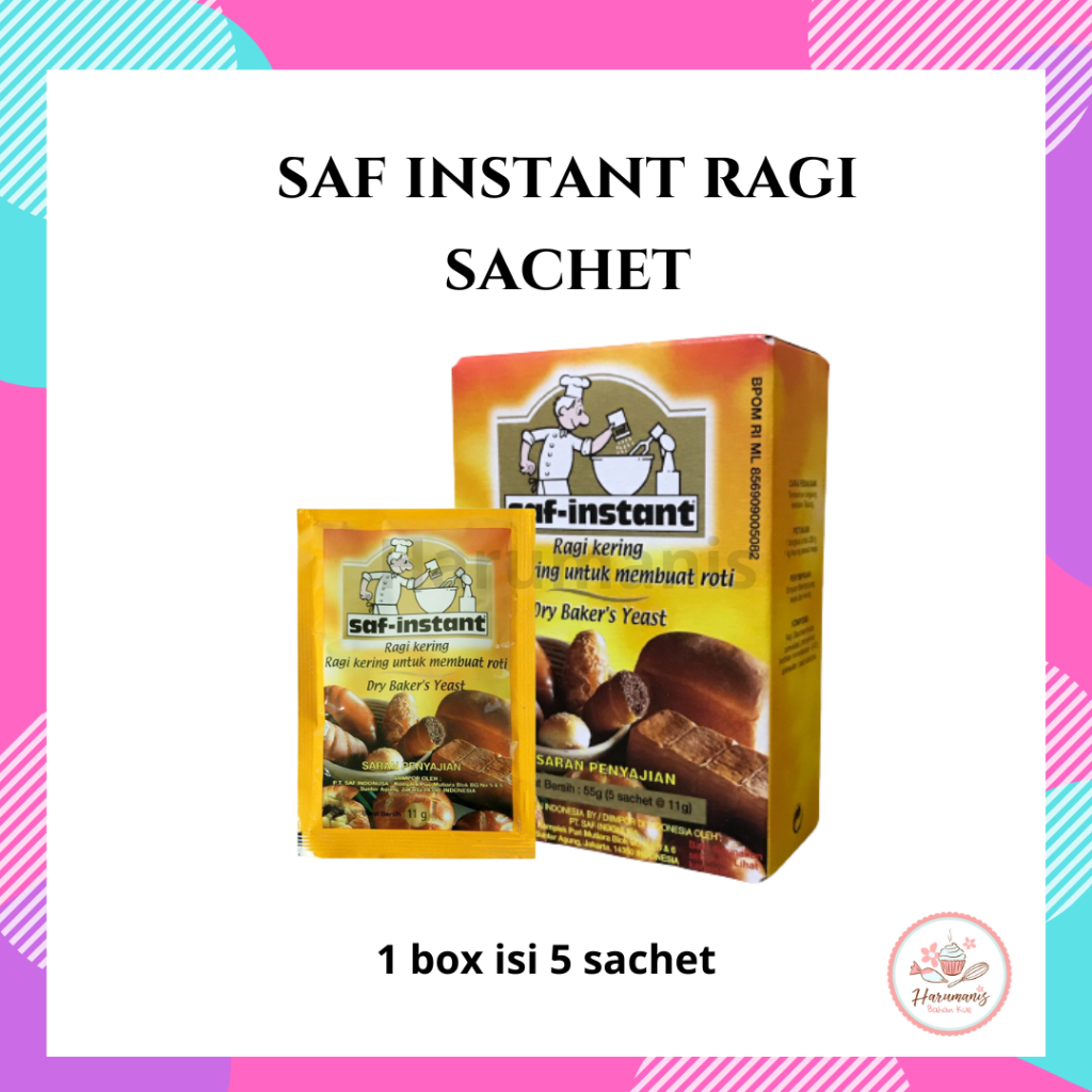 Jual Saf Instant Ragi Roti Sachet 11 gr | Shopee Indonesia