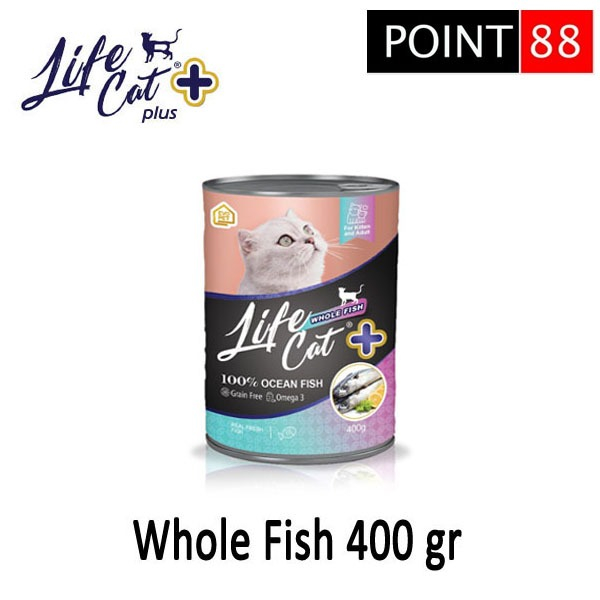 Jual LIFE CAT PLUS 400gr Whole Fish (Grab/Gosend) | Shopee Indonesia