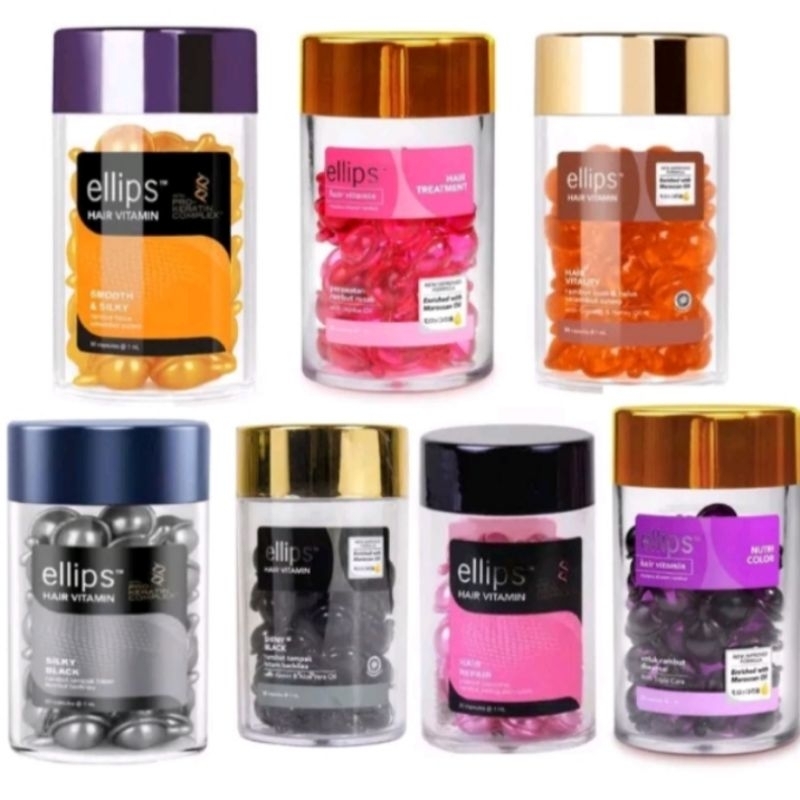 Jual Ellips Hair Vitamin Pro Keratin Complex 50 x 1ml | Shopee Indonesia