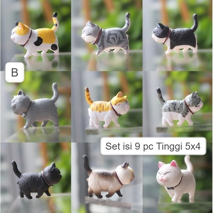Jual ACTION FIGURE KUCING MINI / MINIATUR KUCING MINI Set 9 pc | Shopee ...