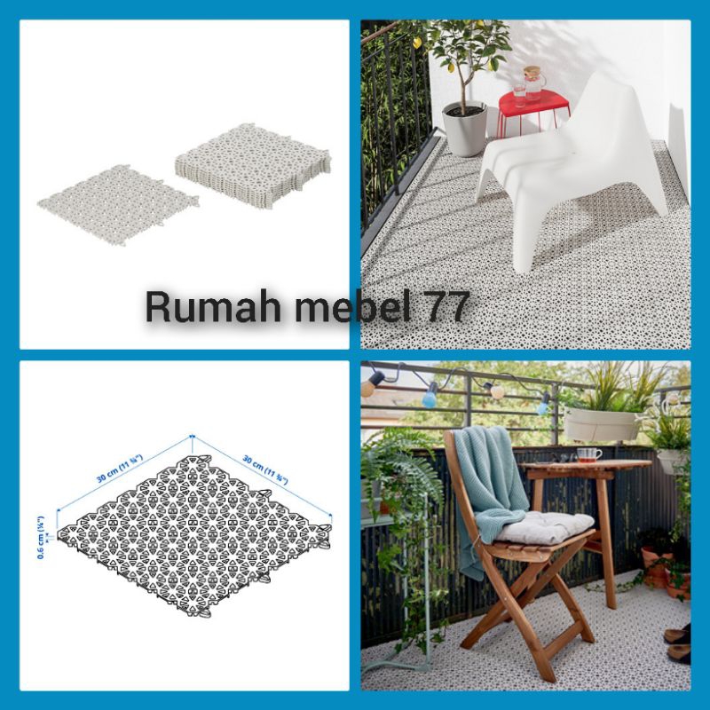 Jual Altappen Lantai Balkon Teras Decking Outdoor Dek Lantai Luar Ruang ...