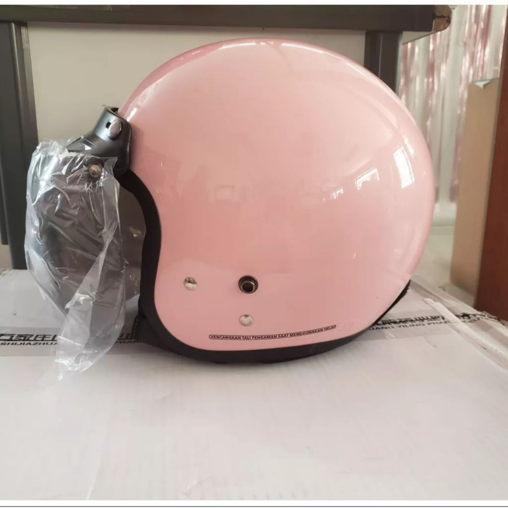 Jual Helm Bogo Retro ANT Classico Pink Coral - (Helm Only) | Shopee ...