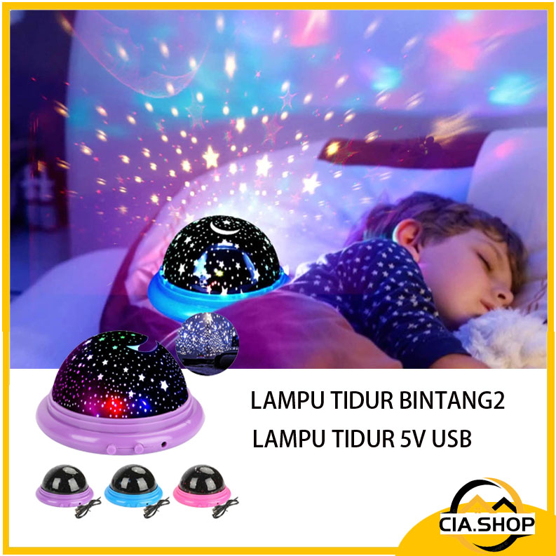 Jual Lampu Tidur Proyektor STAR MASTER Night Lamp / Lampu LED Motif ...