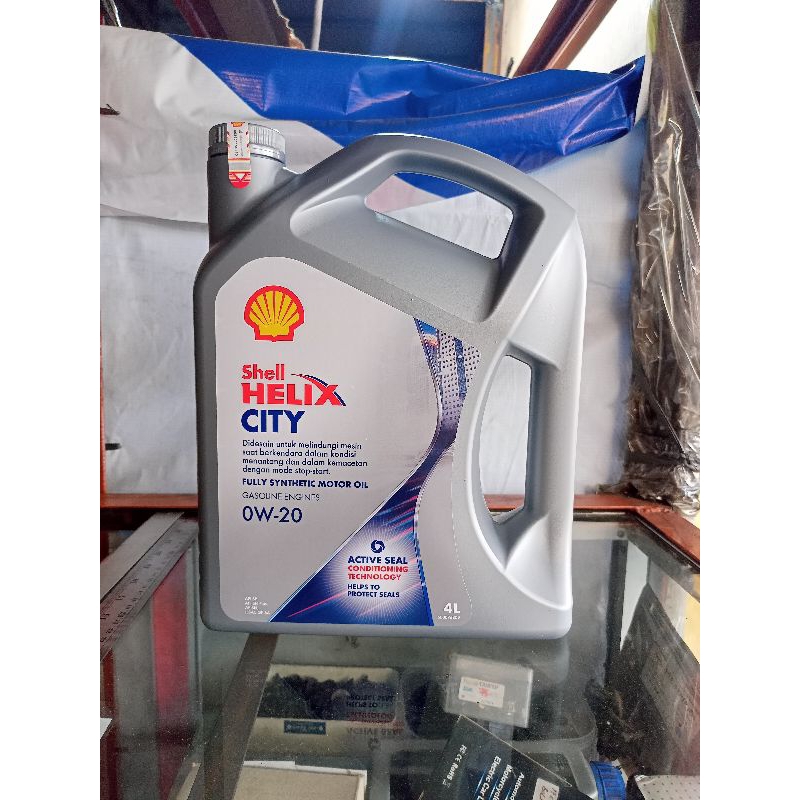 Jual Oli Mesin Shell Helix City 0W-20 API SP Gln 4L asli pasti jamin ...