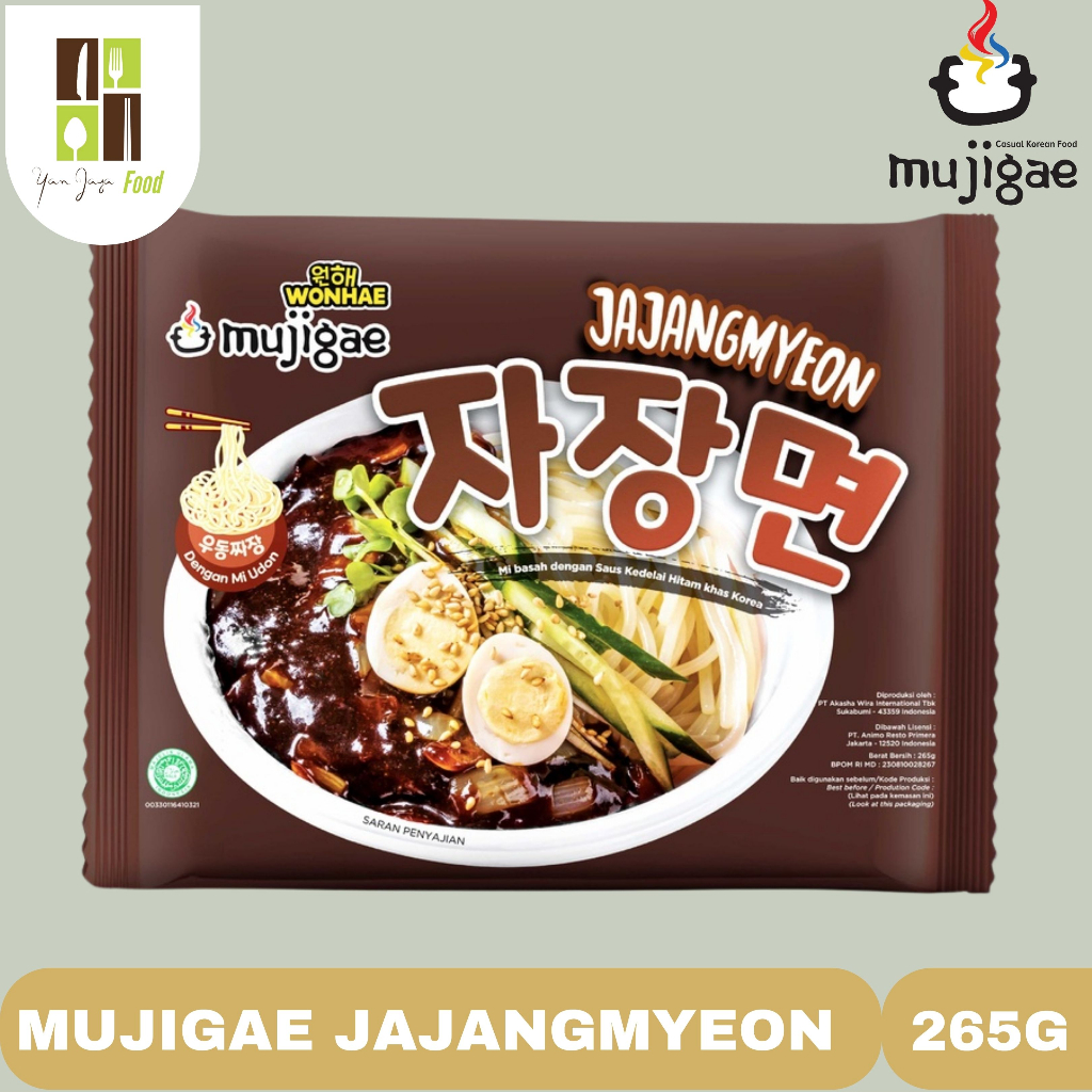 Jual Mujigae Jajangmyeon/ Mie Saus Kedelai Hitam Khas Korea /Jjajangmyun 265g | Shopee Indonesia