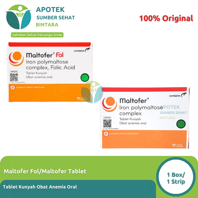 Jual Maltofer/Maltofer Fol Tablet Penambah Darah | Shopee Indonesia