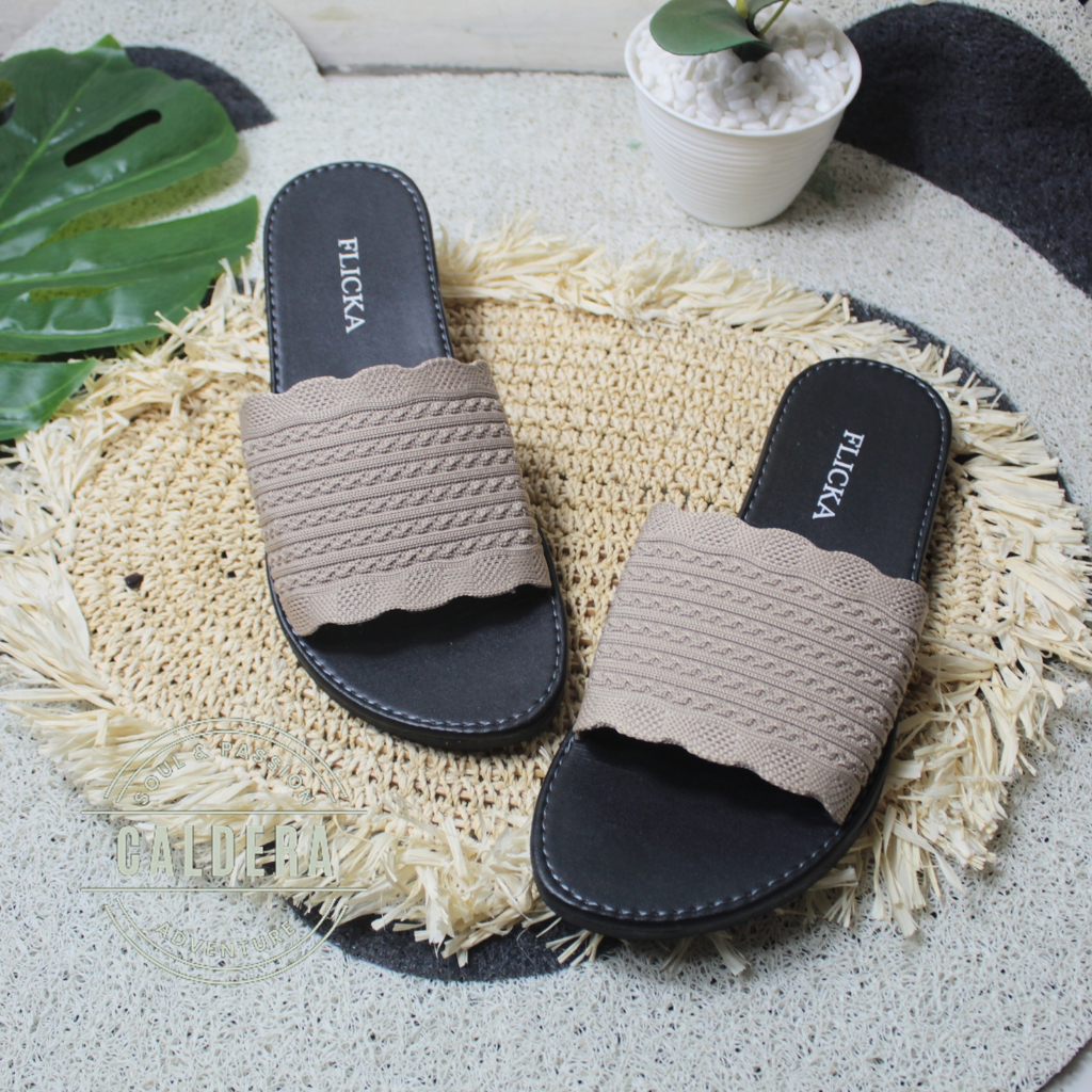 Jual Sandal Cewek Rajut Sendal Wanita Turkey Slop Wanita Ayumi | Shopee ...