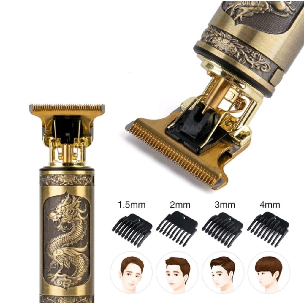 Jual Alat Cukur Elektrik Model Dragon Vintage Professional Hair Clipper Timmer Alat Cukur Rambut ...