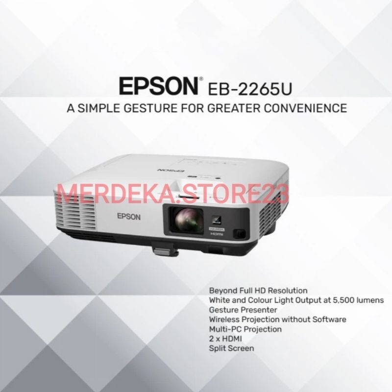 Jual Projector Epson EB-2265U / EB 2265U 3LCD Proyektor WUXGA ANSI ...