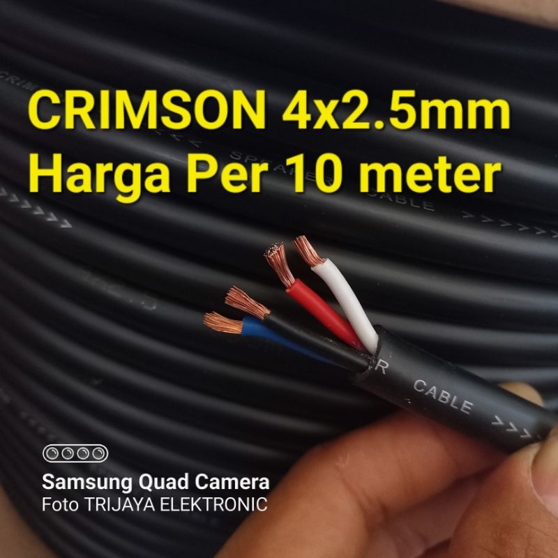 Jual Kabel Audio Speaker isi 4 Crimson 4x2,5mm Per 10 Meter | Shopee ...