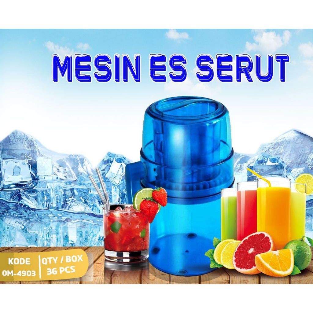Jual Alat Serut Es Batu Portable Mesin Putar Manual Serutan Es Batu ...