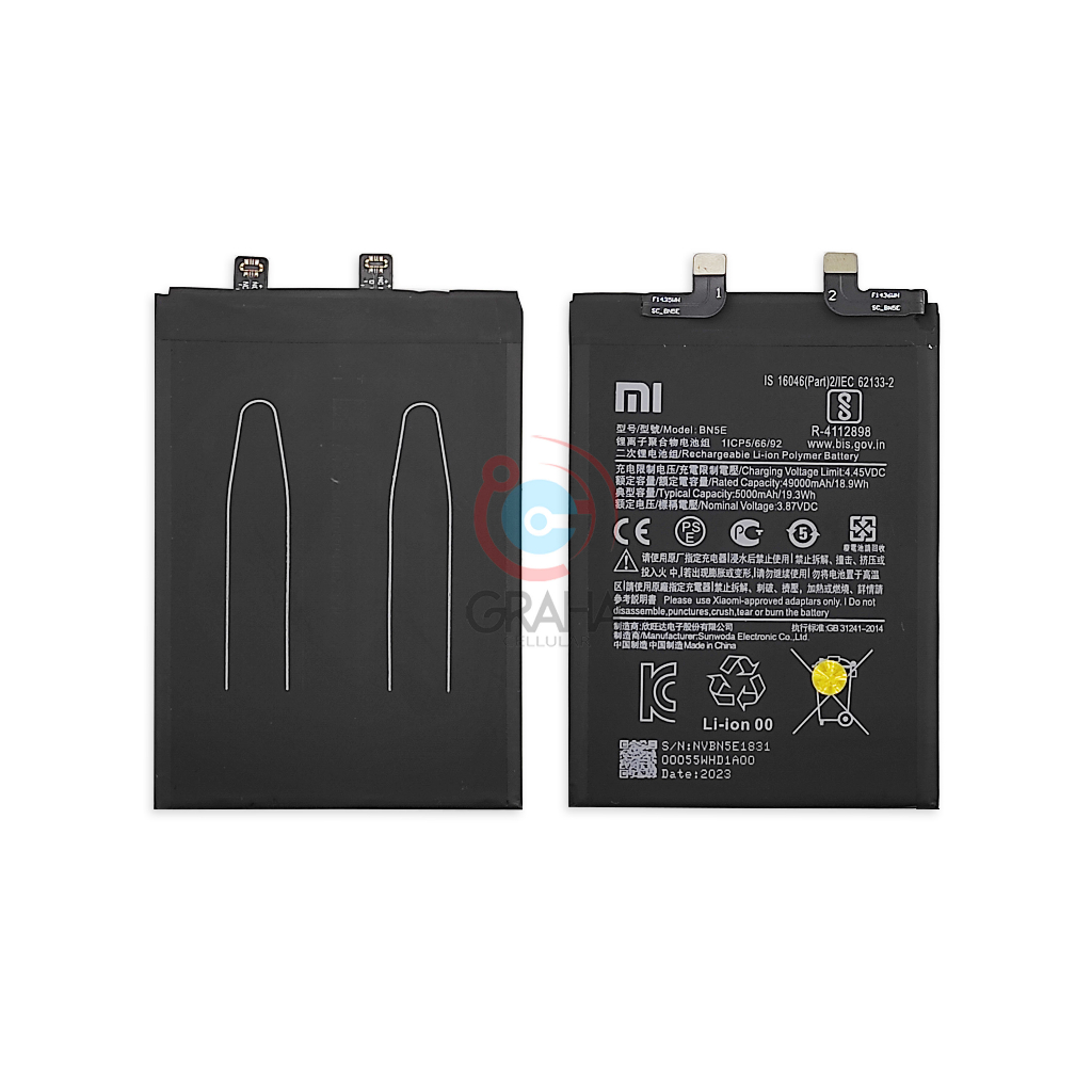 Jual BATERAI / BATTERY / BATRE XIAOMI REDMI NOTE 11 PRO / BN-5E ORI ...