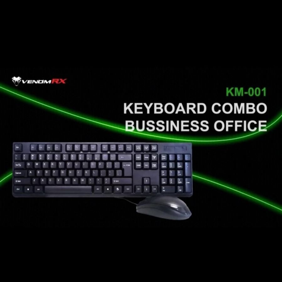 Jual Keyboard Mouse Combo USB VenomRX KM-001 | Shopee Indonesia