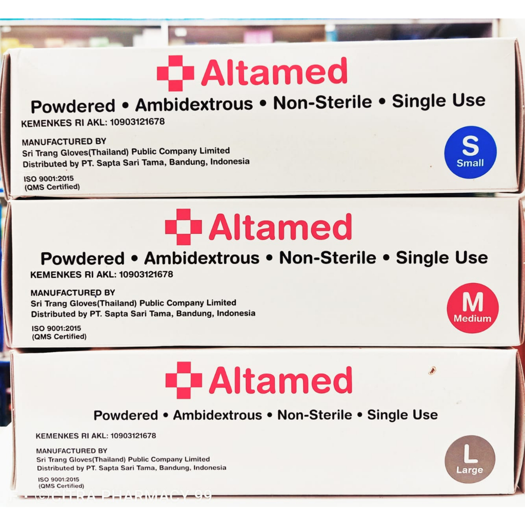Jual 𝐀𝐥𝐭𝐚𝐦𝐞𝐝 Handscoon 𝐎𝐑𝐈𝐆𝐈𝐍𝐀𝐋 / Sarung tangan - 1 Kotak Isi 100pcs ...