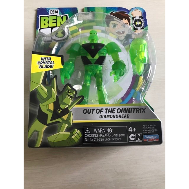 Jual BEN 10 WITH CRYSTAL BLADE OUT OF THE OMNITRIX DIAMONDHEAD cartoon ...