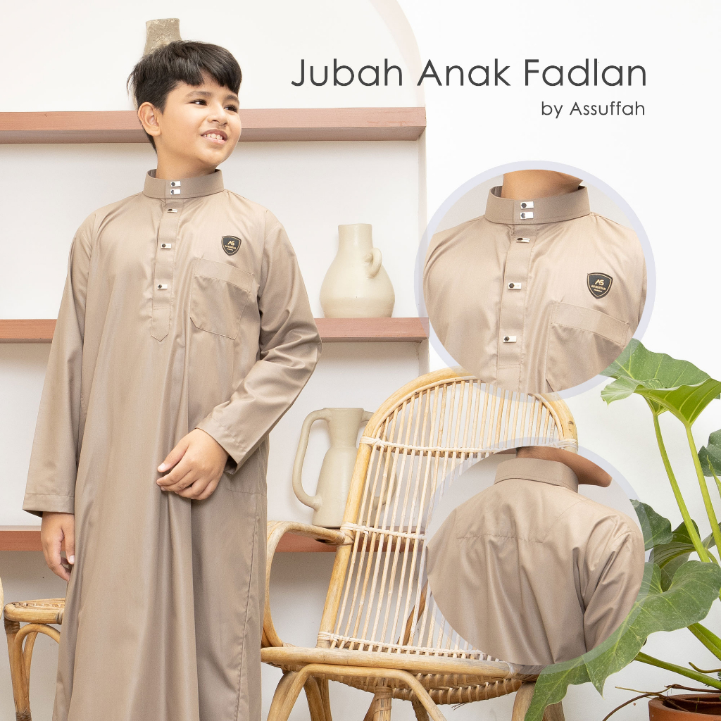 Jual Gamis Anak Laki Laki 9-16 Tahun Kancing Import Jubah Motif Harmain ...