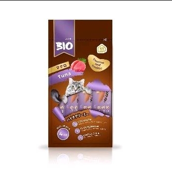 Jual Snack Kucing Bio Liquid RASA TUNA 1 Pck Isi 4 Liquid - Cemilan ...