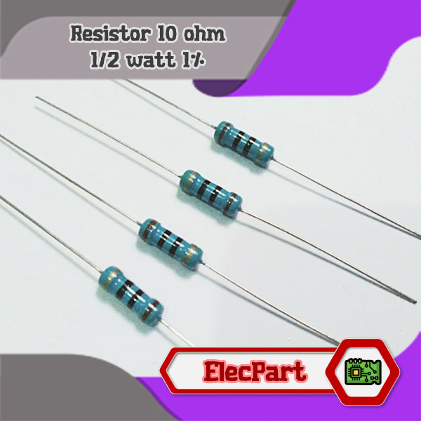 Jual 1PCS RESISTOR 10 OHM 10 R 10ohm 0.5 WATT | Shopee Indonesia