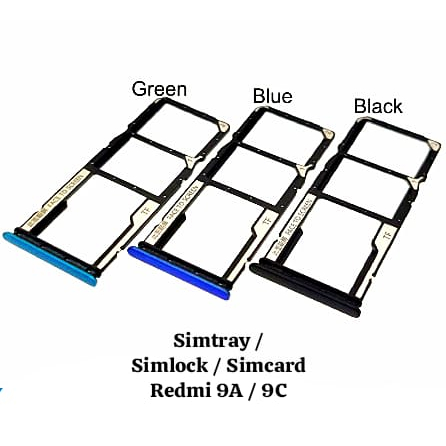 Jual Simtray Simlock Simcard Simslot Redmi 9A / 9C / Sim lock / Sim ...