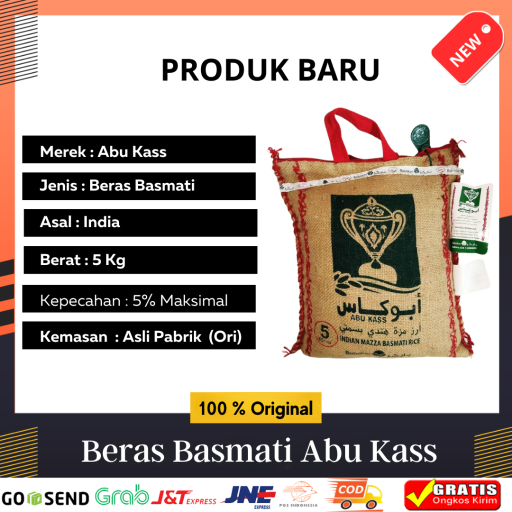 Jual Beras Basmati 5Kg Creamy Sella Original Asli India Cocok Untuk Nasi Kebuli Nasi Mandhi Nasi ...