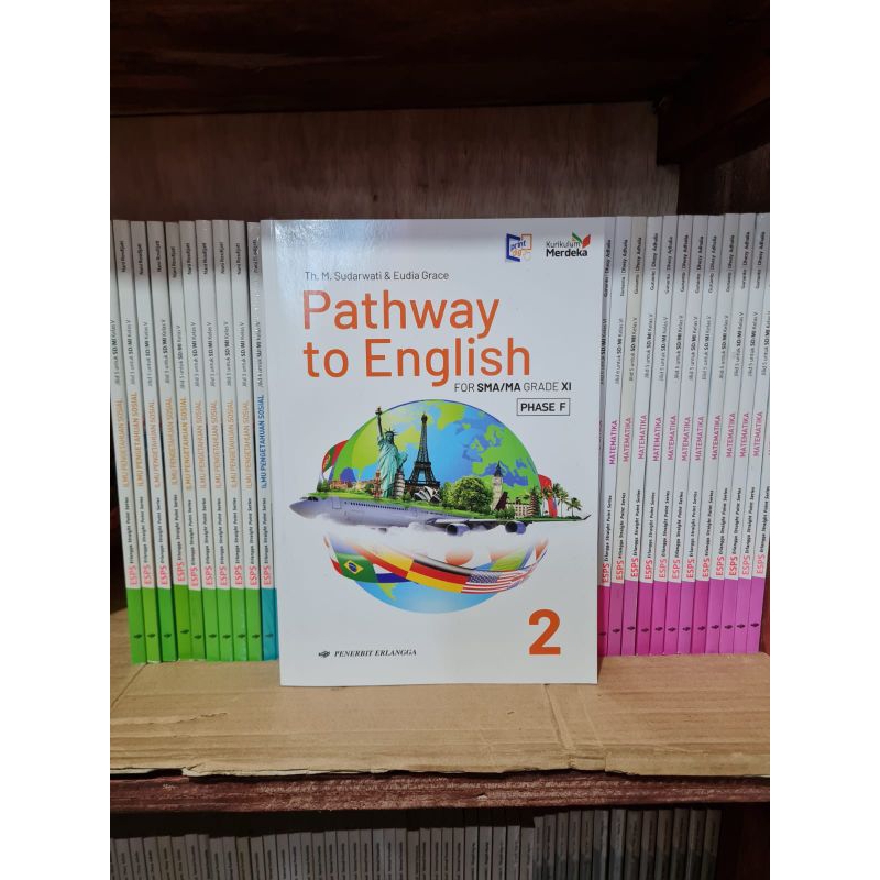 Jual OBRAL Buku Pathway to English Kelas XI 11 SMA Kurikulum Merdeka Erlangga | Shopee Indonesia