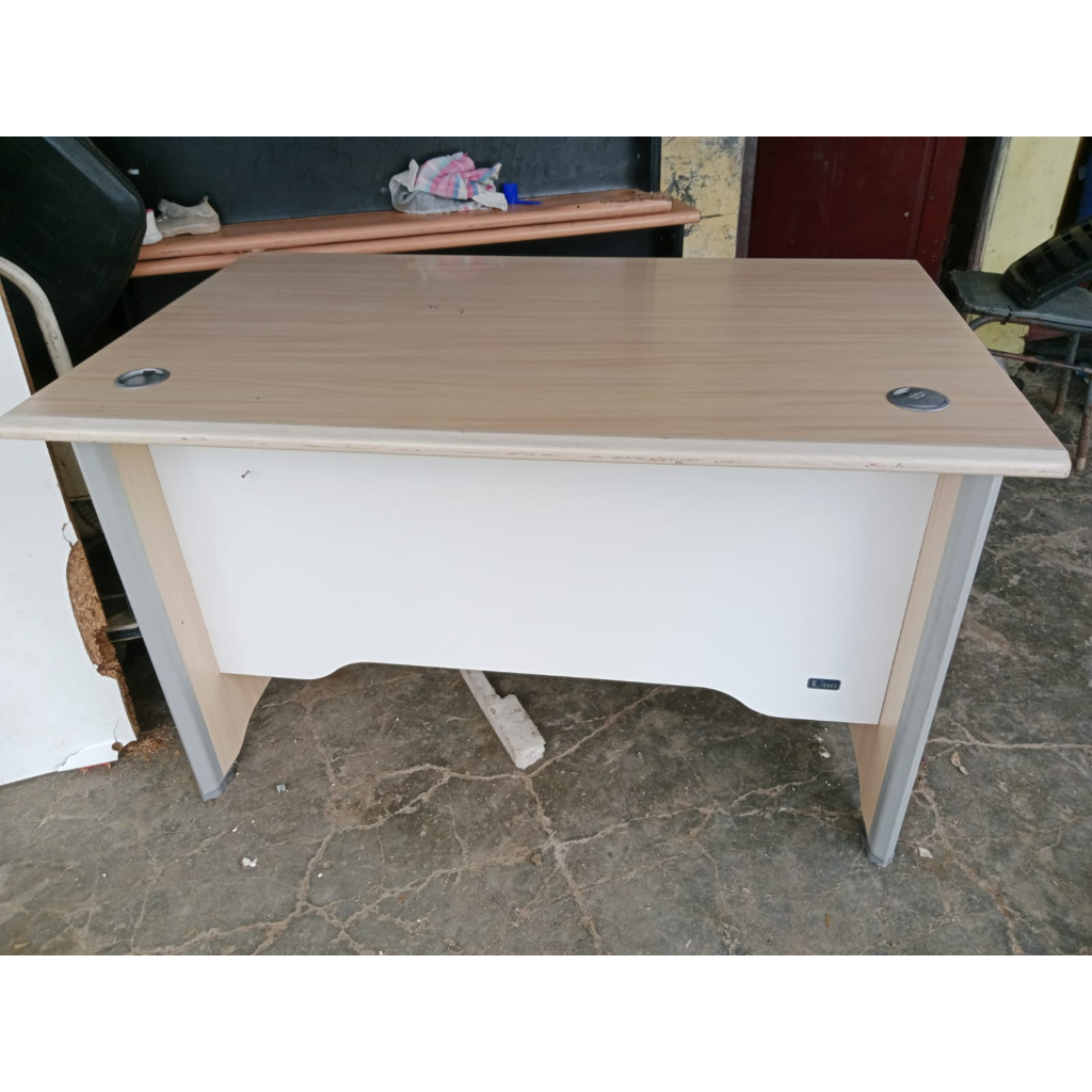 Jual Meja kantor merek UNO Modern maple Kualitas No.1 | Shopee Indonesia