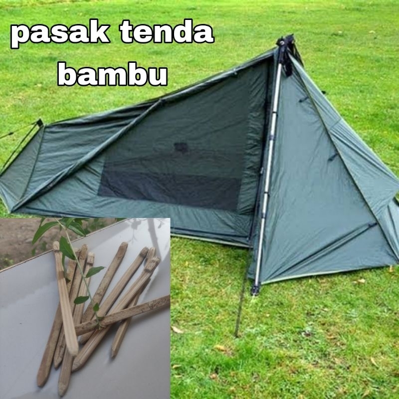 Jual pasak tenda bambu ultralight ringan | Shopee Indonesia