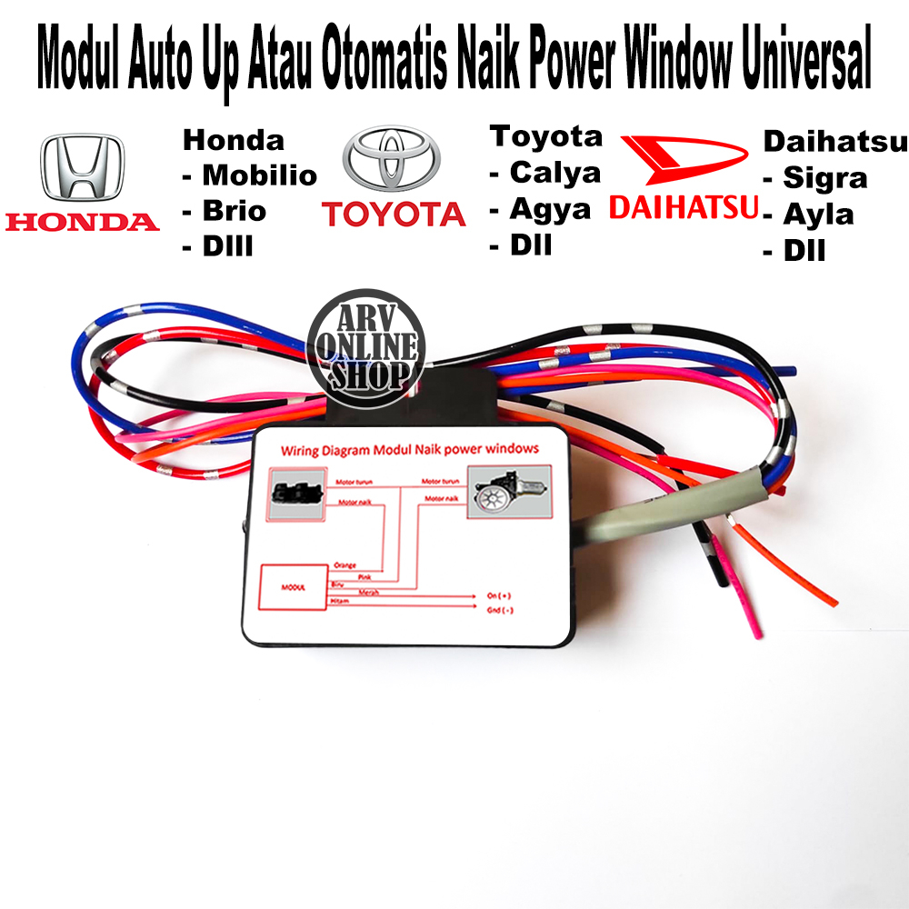 Jual Modul Otomatis Naik Power Window Pintu Mobil Atau Auto Up Power ...