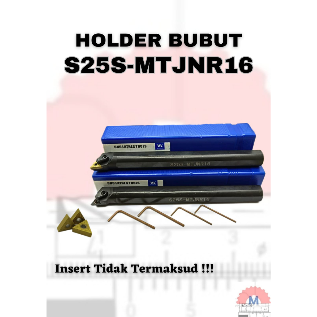 Jual S25 MTJNR16 Stang bubut boring 25mm S25S MTJNR 16 mch | Shopee ...