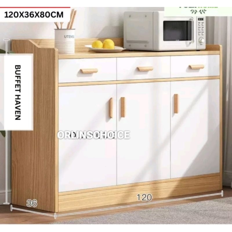 Jual Meja Rak Dapur Modern Buffet dapur serbaguna Rak dapur Aesthetic ...