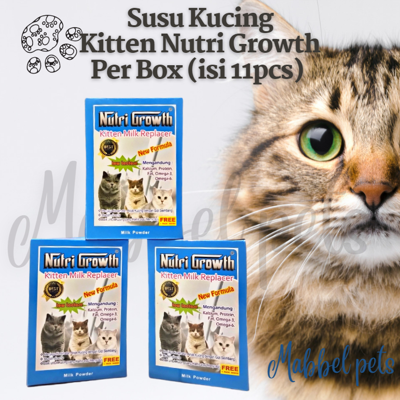 Jual Susu anak kucing - Nutri growth kitten cat milk 20gr - per box ...