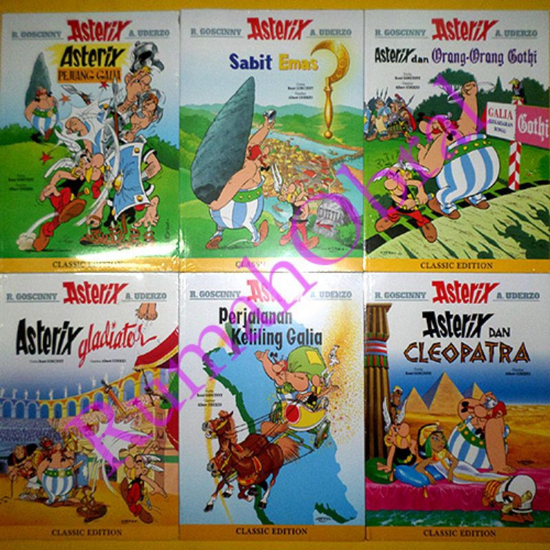 Jual Buku Seri Asterix Obelix (6 Buku) Oleh Goscinny Penerbit Elex Media Asterik | Shopee Indonesia