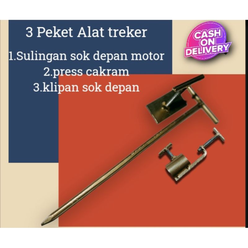 Jual paket treker service sok depan motor bebek atau metic.yamaha atau honda | Shopee Indonesia