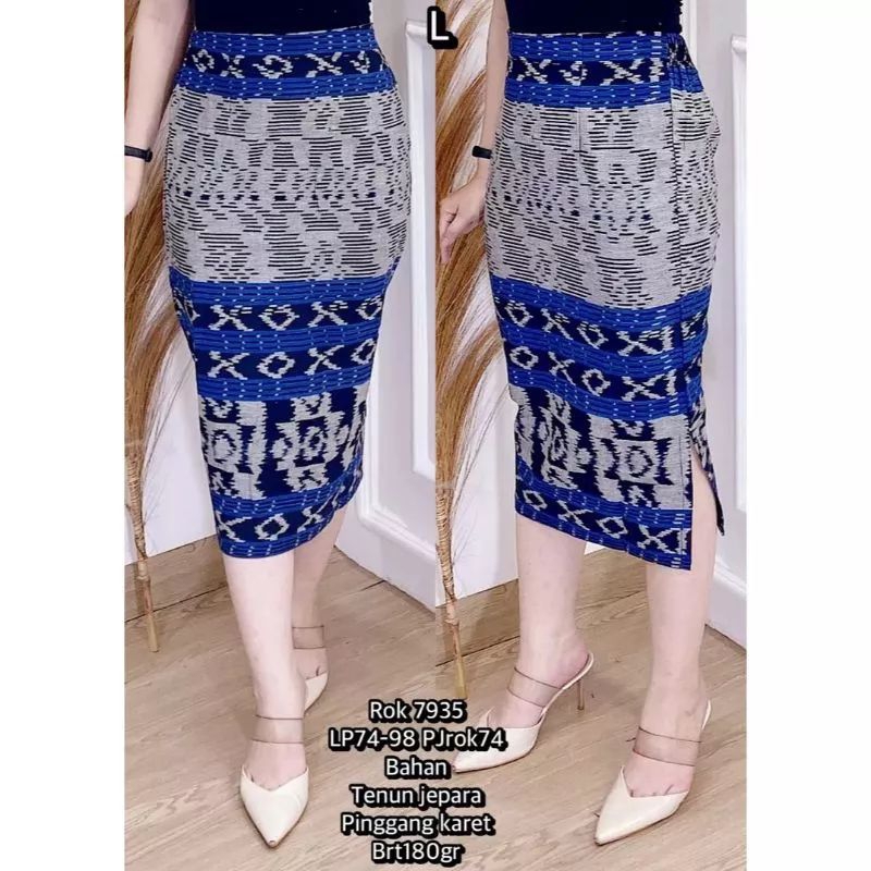 Jual ROK TENUN SPAN 7/8 ROK KERJA KANTORAN WANITA | Shopee Indonesia