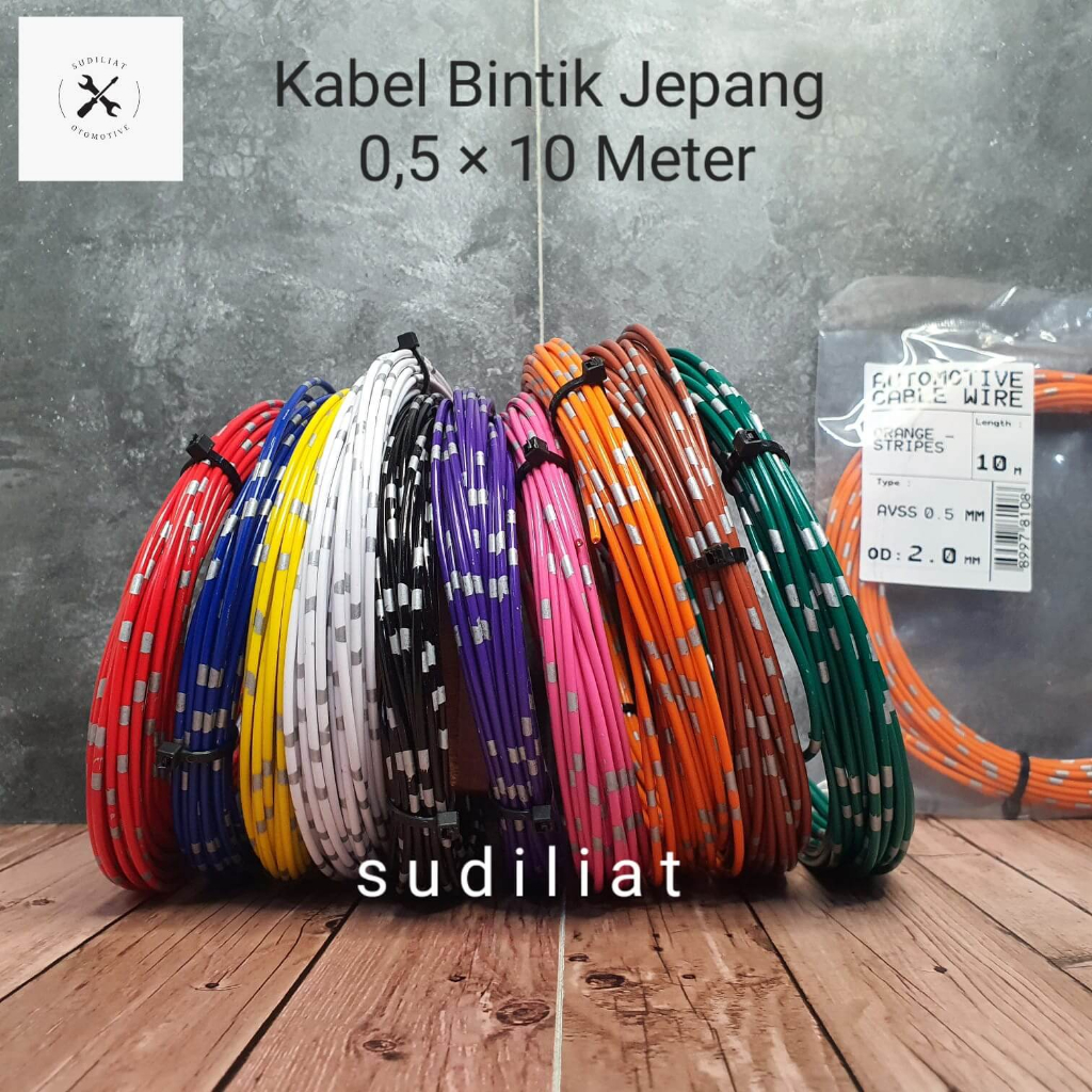 Jual KABEL BINTIK / KABEL BODY / KABEL OTOMOTIF MOBIL / MOTOR 0,5MM X ...