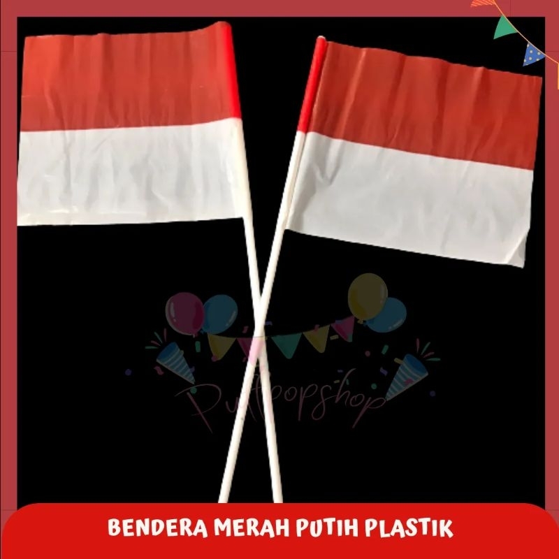 Jual [100 Pcs] Bendera Stick Merah Putih | Shopee Indonesia