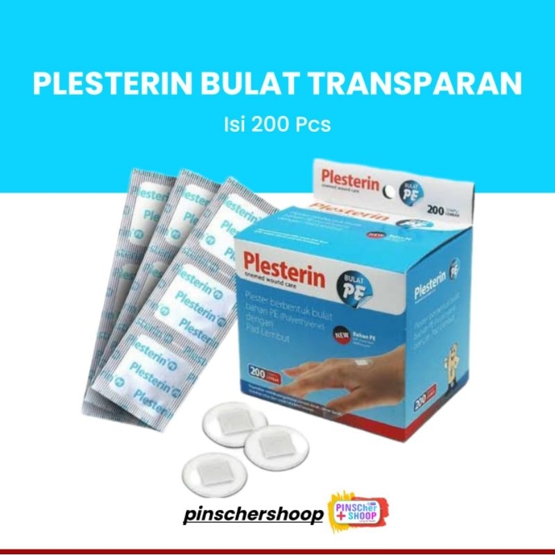 Jual Plesterin Bulat PE Transparan Isi 200 Pcs Onemed | Shopee Indonesia