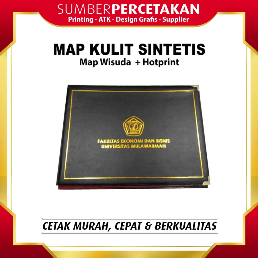 Jual CETAK MAP KULIT SINTETIS | MAP IJAZAH WISUDA + HOTPRINT MURAH ...