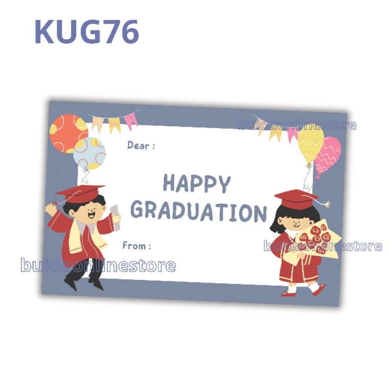Jual Kartu Ucapan Happy Graduation Stiker Label Selamat Wisuda Hari ...