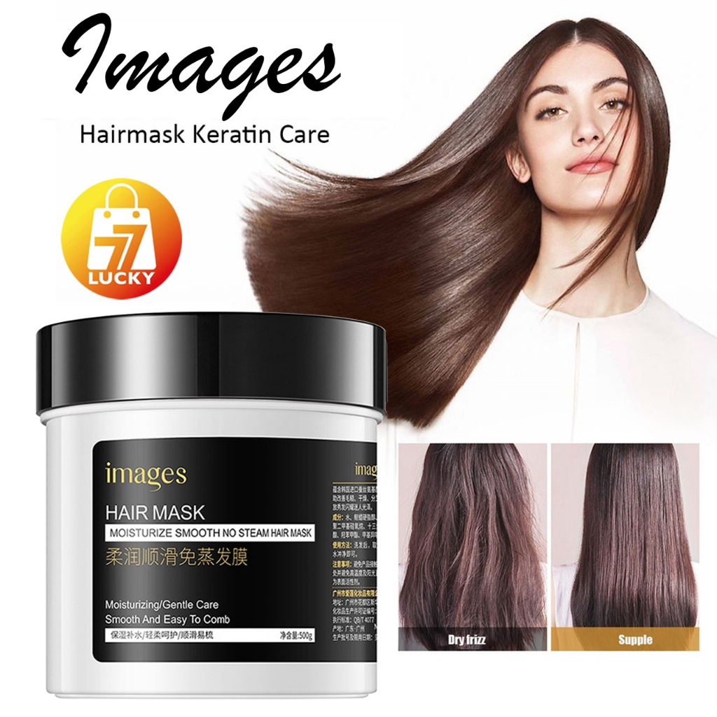 Jual LUCKY77 - [ BISA COD ] IMAGES KERATIN HAIR MASK NO STEAMING SMOOTH ...