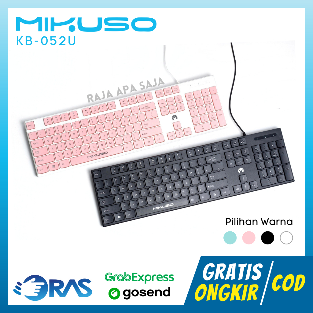 Jual Keyboard Laptop Komputer Kabel USB Keybord Kiboard Kibord PC ...