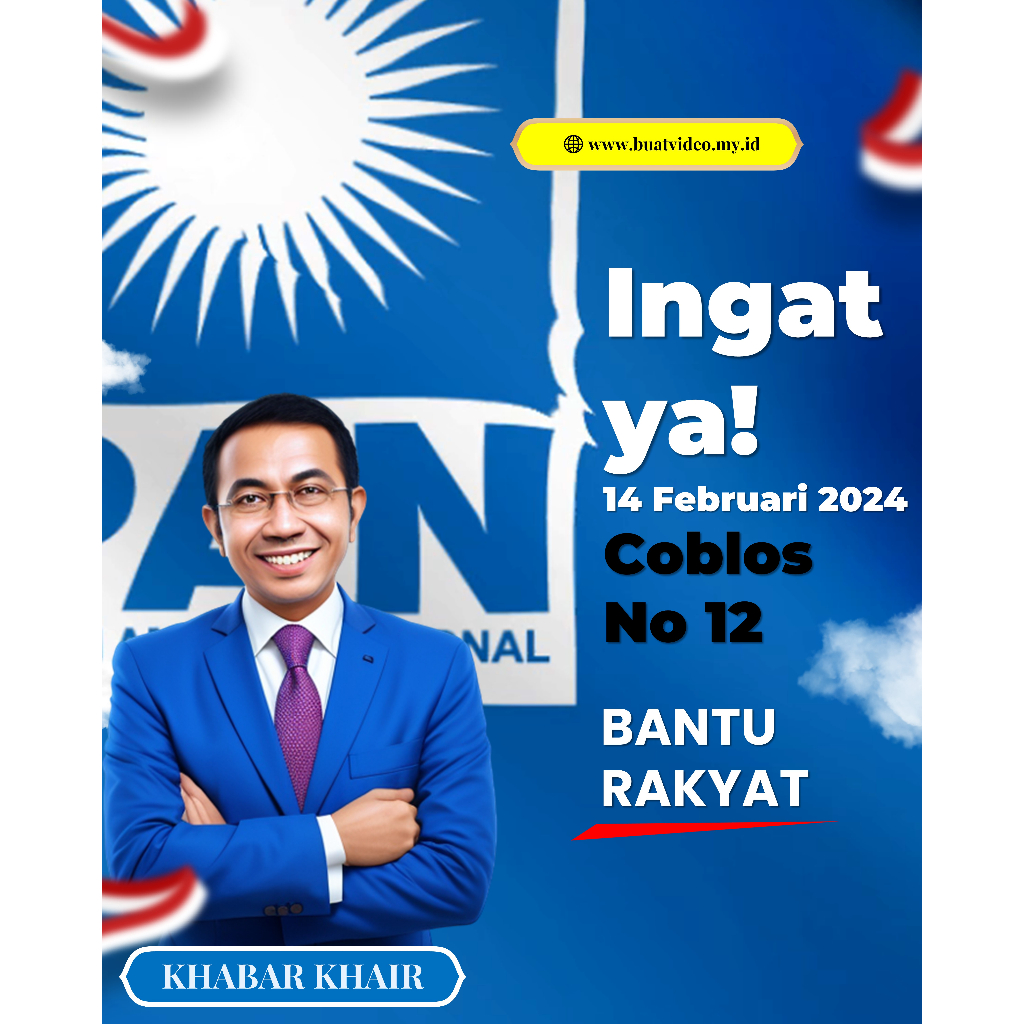 Jual Video Promosi Caleg Animasi (Partai Amanat Nasional) | Shopee ...