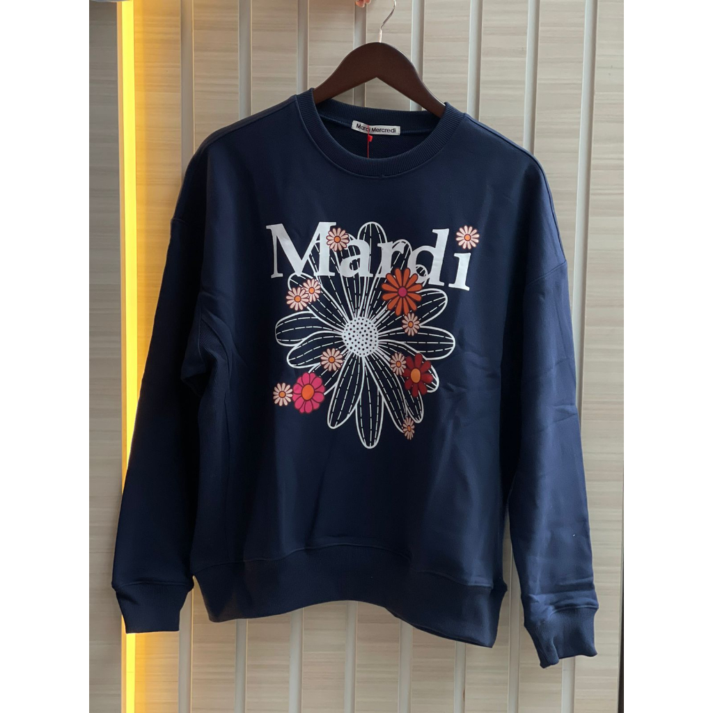 Jual SWEETER BRANDED MARDI MERCREDI KOREA FLOWER | Shopee Indonesia